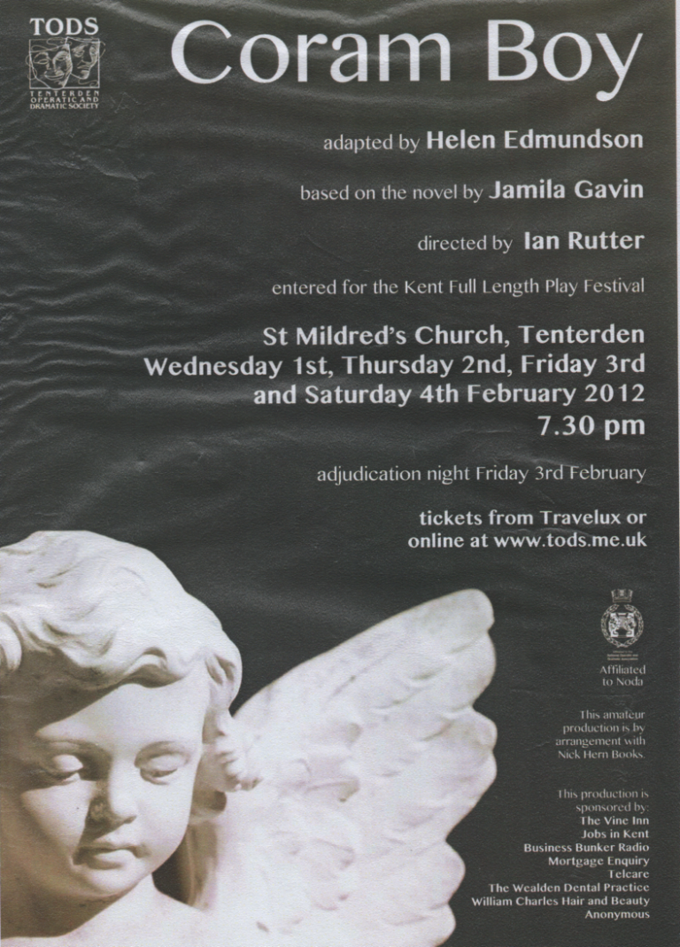 Coram Boy – Tenterden Operatic and Dramatic Society
